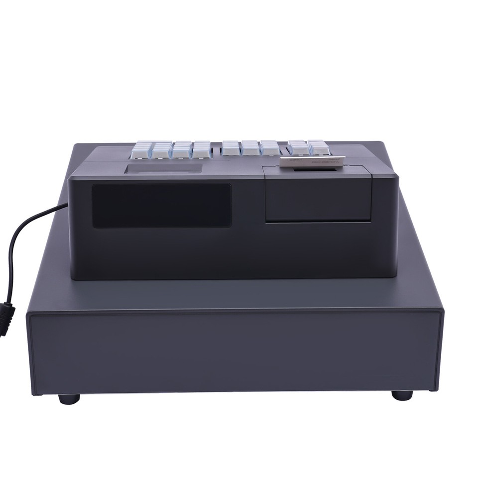 Thermal Cash Register Cash Drawer With 9-slots 8 Digits Led Retail Cash ...