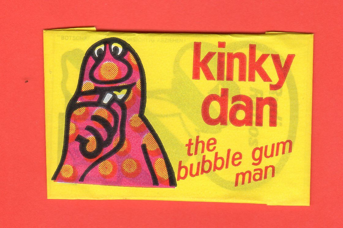 Dandy Gum KInky Dan Unopened/Unsearched Pack Rare Variation B Read ...