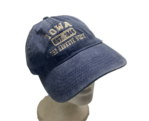 Iowa The Hawkeye State Strap Back Hat Cap | eBay