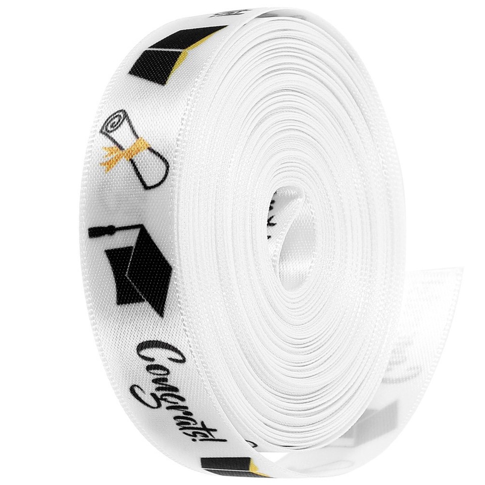 Grad Congrats Ribbon Ribbons Crafts Graduation Wired Celebration Bow ...