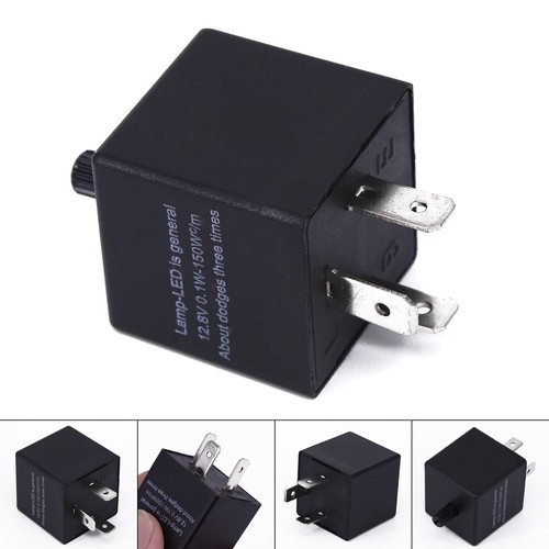 Universel Relais clignotant Voiture 12v Cf14 3 broches Noir Imperméable ...