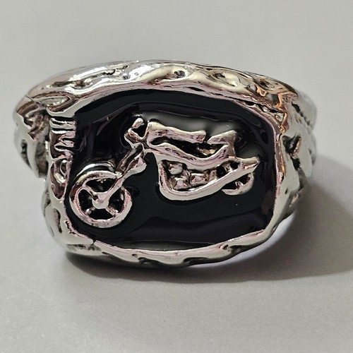 Motorcycle Chopper Biker Ring Textured Eagle Feathers Men's Size 10 ...