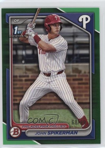 2024 Bowman Draft Green /99 John Spikerman #BD-49 | eBay