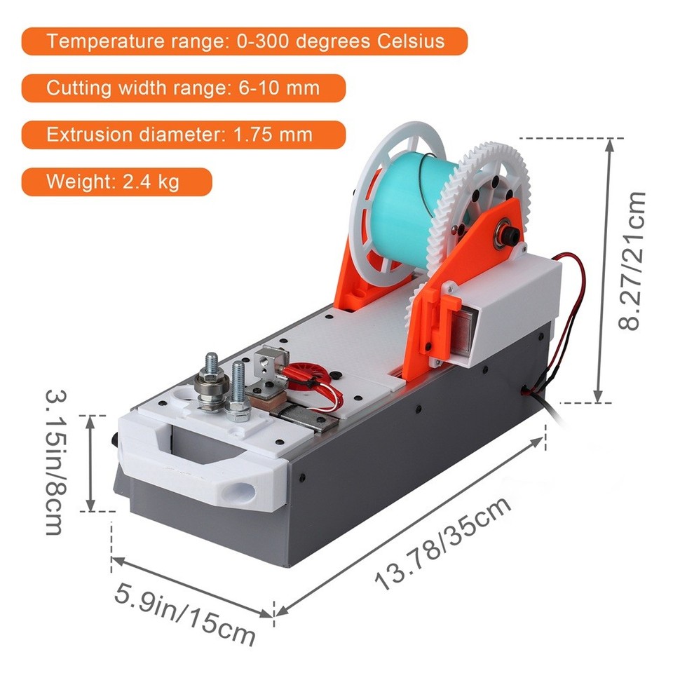 PET Bottle to 3DPrinting Filament Making Machine Desktop Filament ...