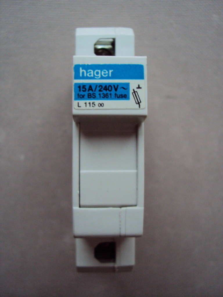 HAGER 5A L113 15A L115 20A L116 30A L118 5 15 20 30 AMP CARTRIDGE FUSE ...