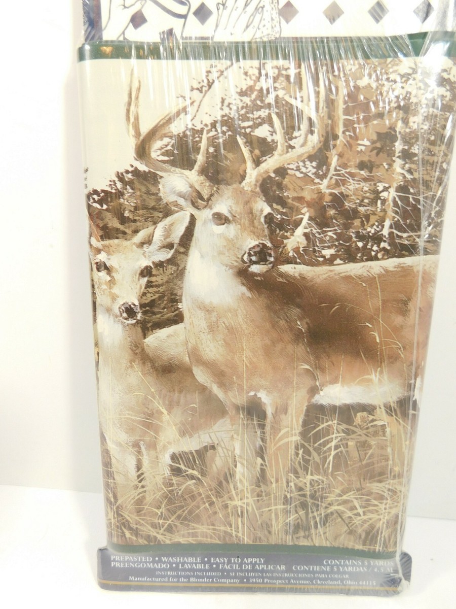 Whitetail Deer Wallpaper Border