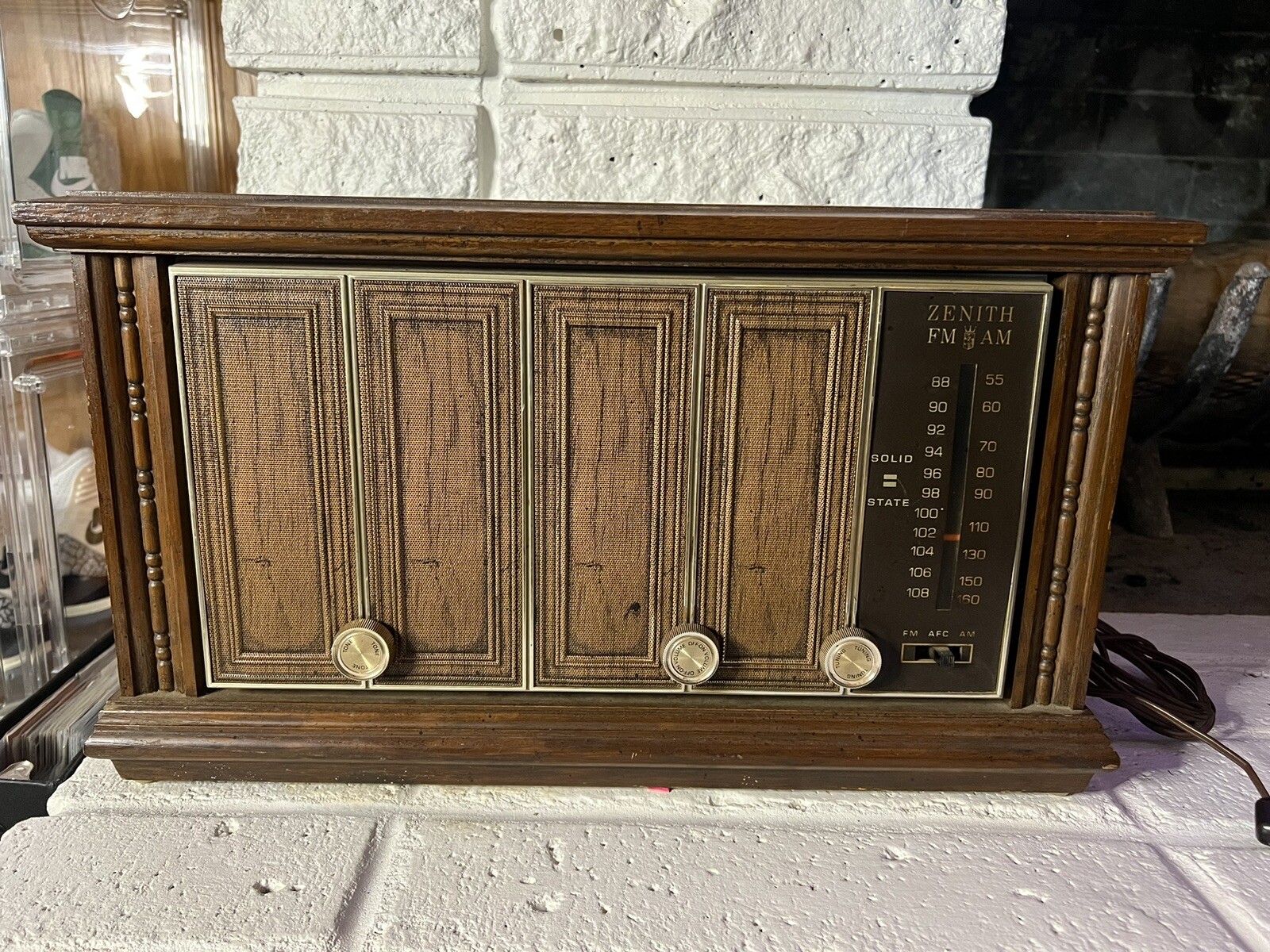 Vintage 1950s Zenith Desktop Cabinet Radio Model Z434P Working | eBay