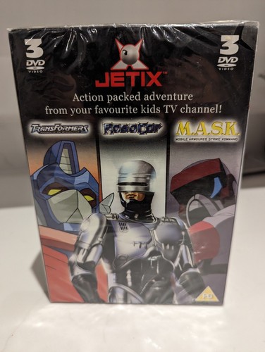 Jetex 3 Dvd Box Set - Transformers - Robocop - M.A.S.K Animation ...