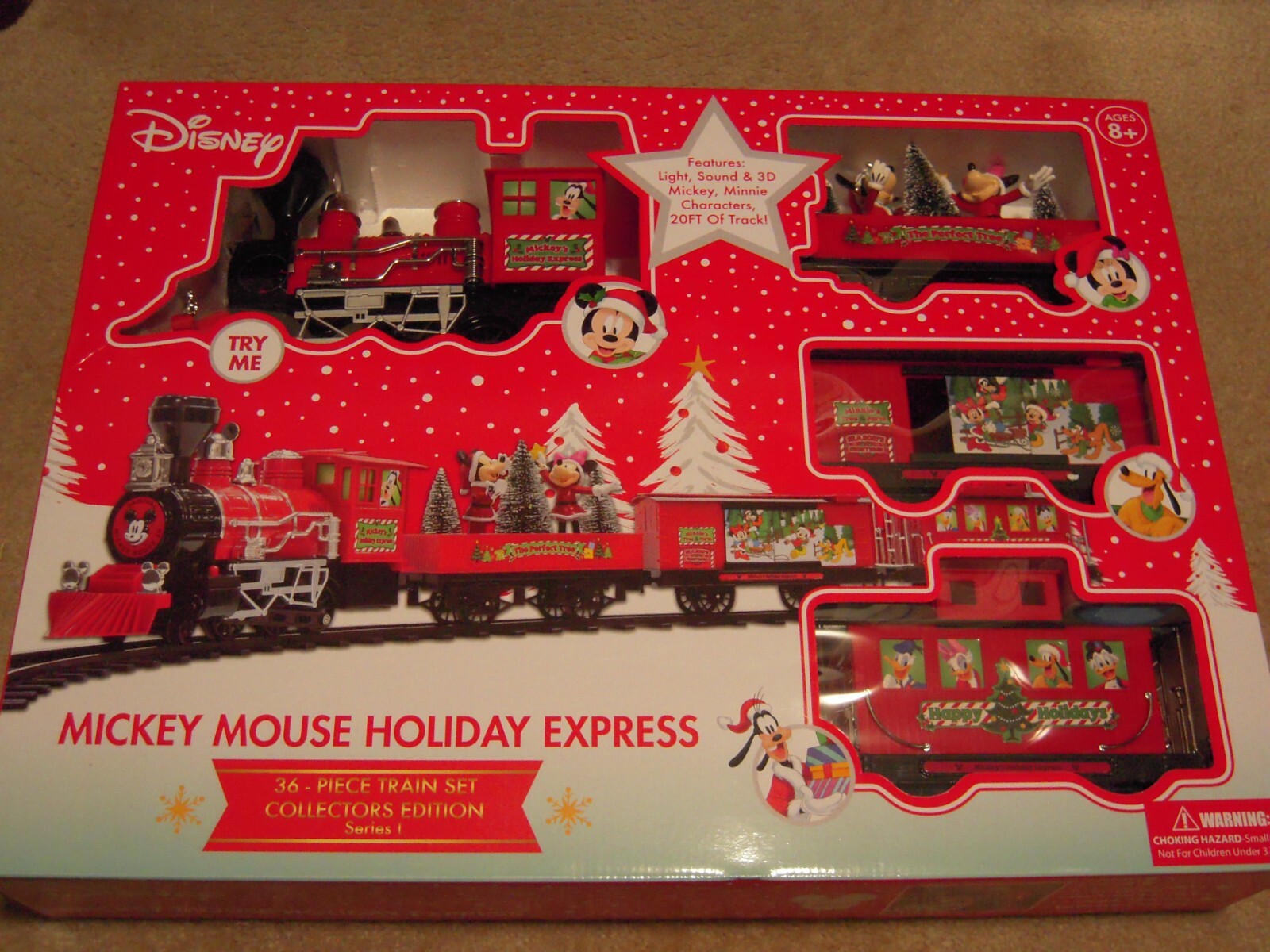 Disney Mickey Mouse Holiday Express Collectors Edition Train Set Series ...