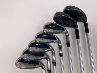 Callaway REVA Combo Iron Set 5-PW+SW Ladies Graphite Womens RH | eBay