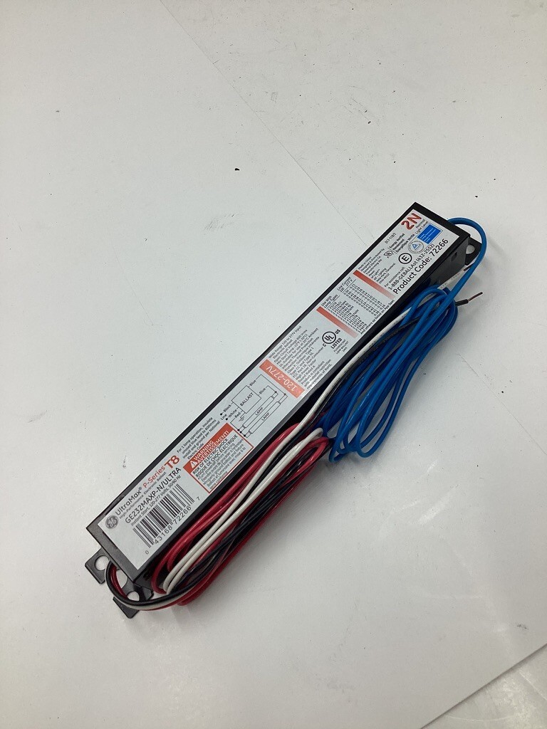 GE Ultramax P-Series T8 GE232MAXP-N/ULTRA 120-277V Electronic Ballast ...