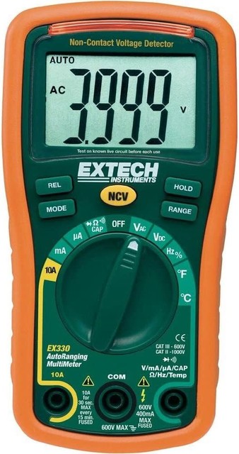 Extech MN35 Cat II 600v Digital Mini Multimeter for sale online | eBay