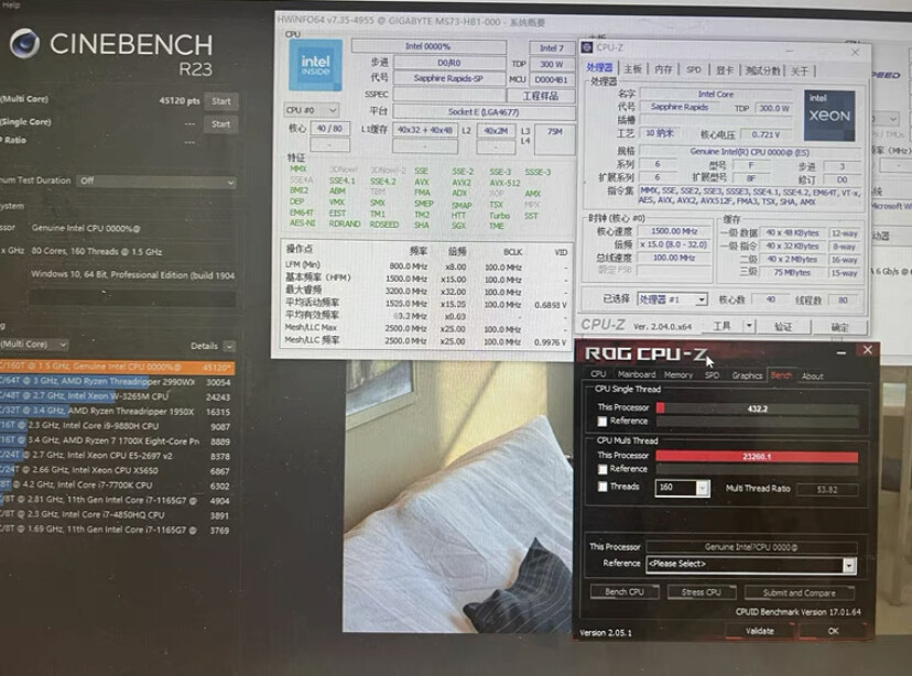 Intel Xeon Platinum 8460y ES 40 core CPU Processor 80 threads 1.5G ...