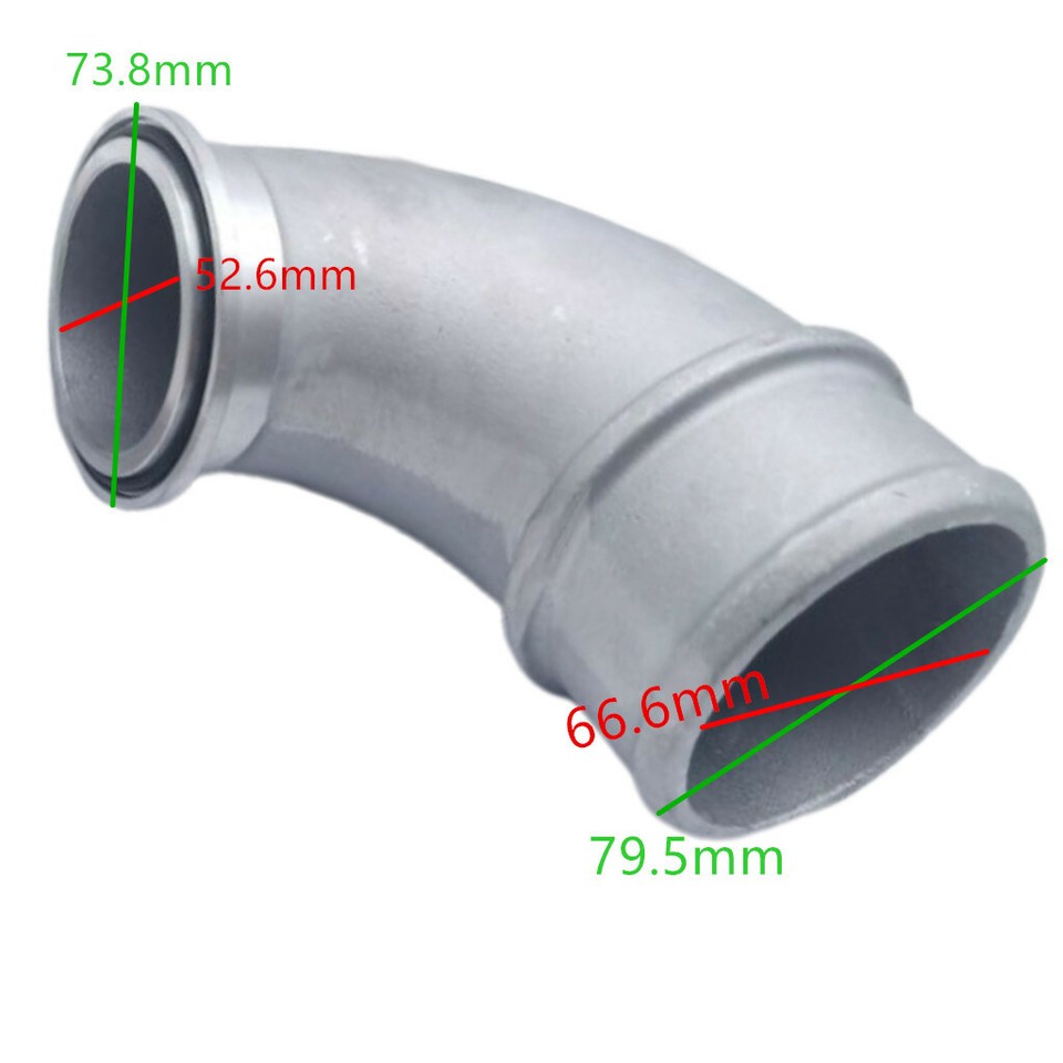 For Cummins Holset Hx35&Hx40 6bta 90° Turbo Air Transfer Pipe Intake ...