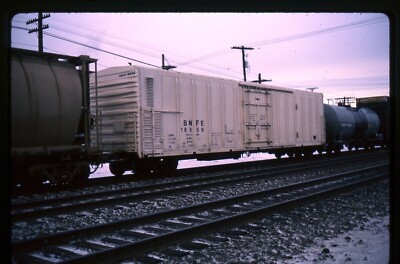 Railroad Slide - Burlington Northern BNFE #18859 Box Car 1989 La Grange ...
