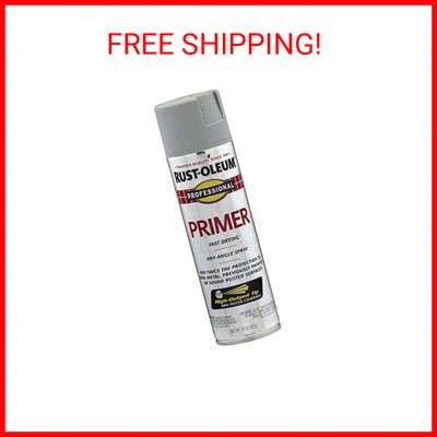 Rust-Oleum 7582838 Professional Primer Spray Paint, 15 oz, Gray Primer ...
