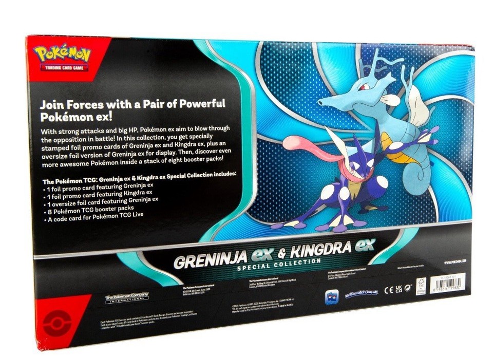 Pokemon Trading Card Game Greninja ex and Kingdra ex Special Collection ...
