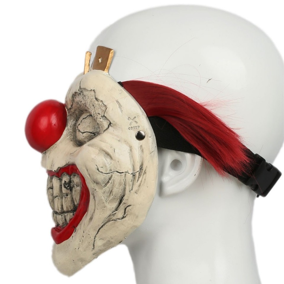 Twisted Metal Sweet Tooth Mask Resin Cosplay Killer Clown Cosplay Mask ...