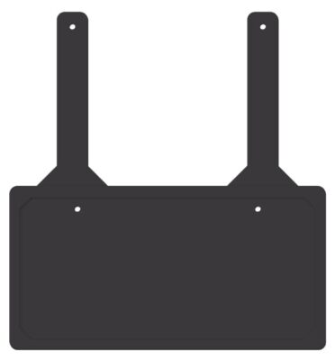 Neoprene Demo License Plate Holder with Straps/Frame Style, 12.25"×6.25 ...