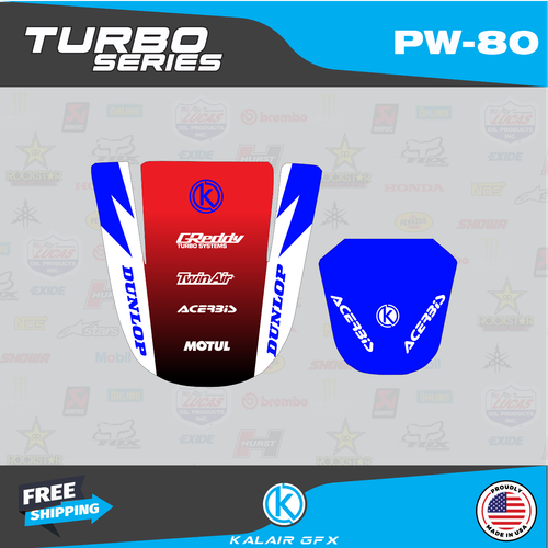Graphics Kit for Yamaha PW80 (1990-2023) PW-80 PW 80 Turbo Series ...