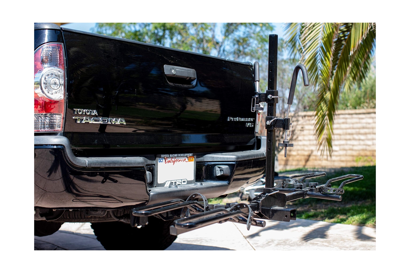 MaxxHaul 50027 Hitch Mount Bike Rack Platform Style 2-Bike Rack for ...