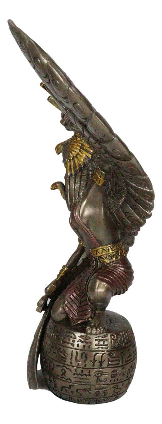 Ebros Egyptian Goddess Isis Ra Holding Ankh Figurine 9"H Statue ...