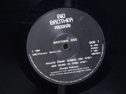 Brother Dee: Private Enemy Number One 1984 UK 12" | eBay UK
