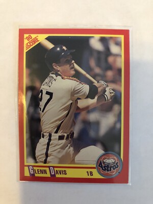 1990 Score #272 Glenn Davis, Houston Astros near mint condition | eBay