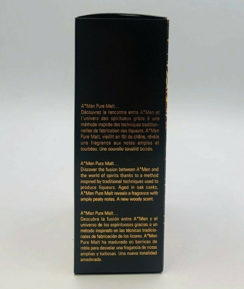 A MEN Pure Malt Thierry Mugler 3.4 oz Eau de Toilette spray Cologne ...