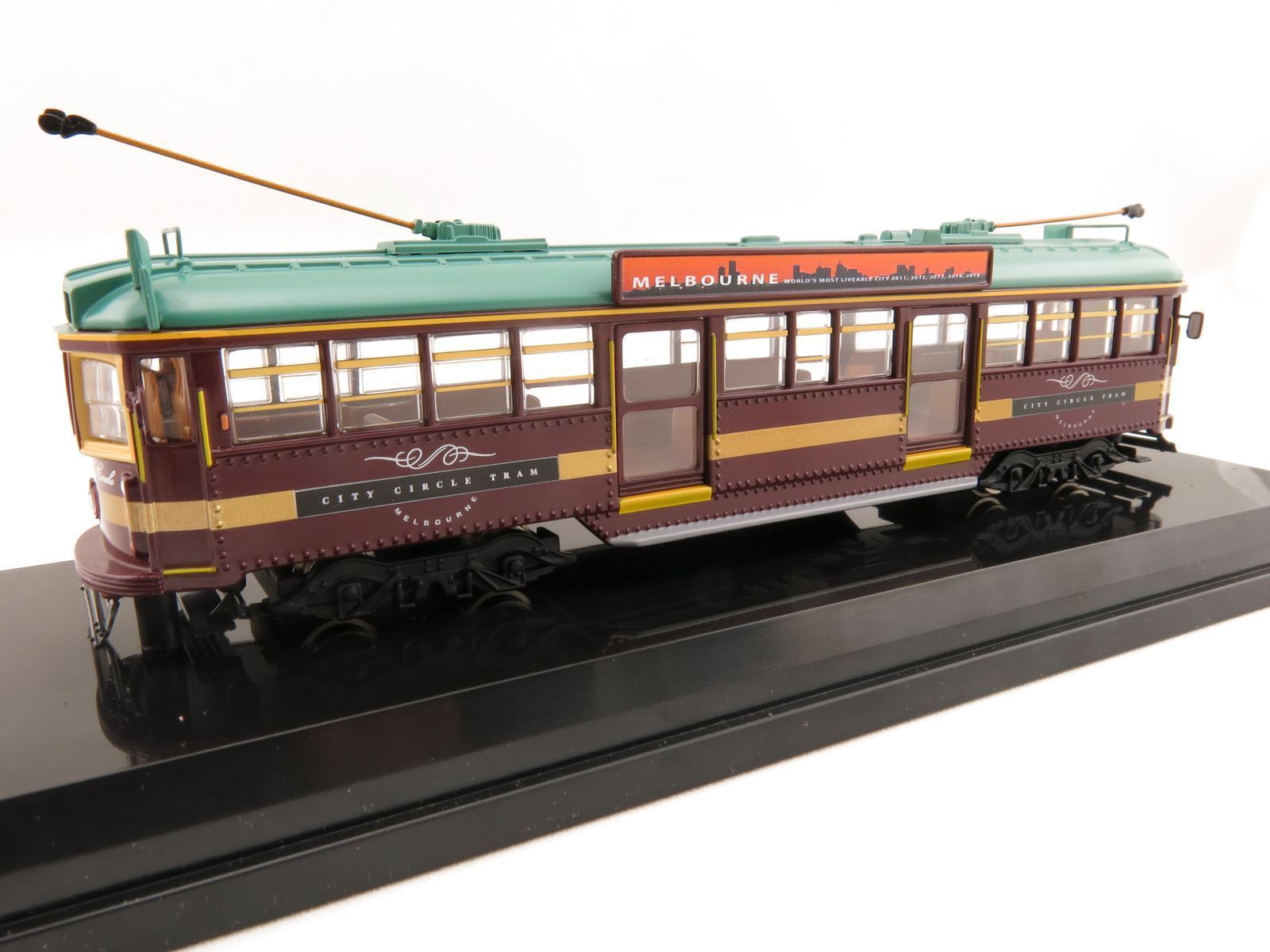 Cooee Static W6 CLASS DIECAST MELBOURNE TRAM CITY CIRCLE LINE LUCKY NO ...