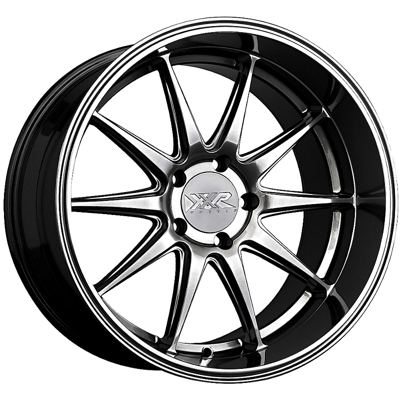 XXR WHEELS 527D Rim 20X9 5x114.3 Offset 20 Chromium Black (Quantity of ...