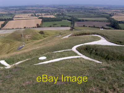 Photo 6x4 Uffington White Horse and Dragon Hill Woolstone/SU2987 The ...
