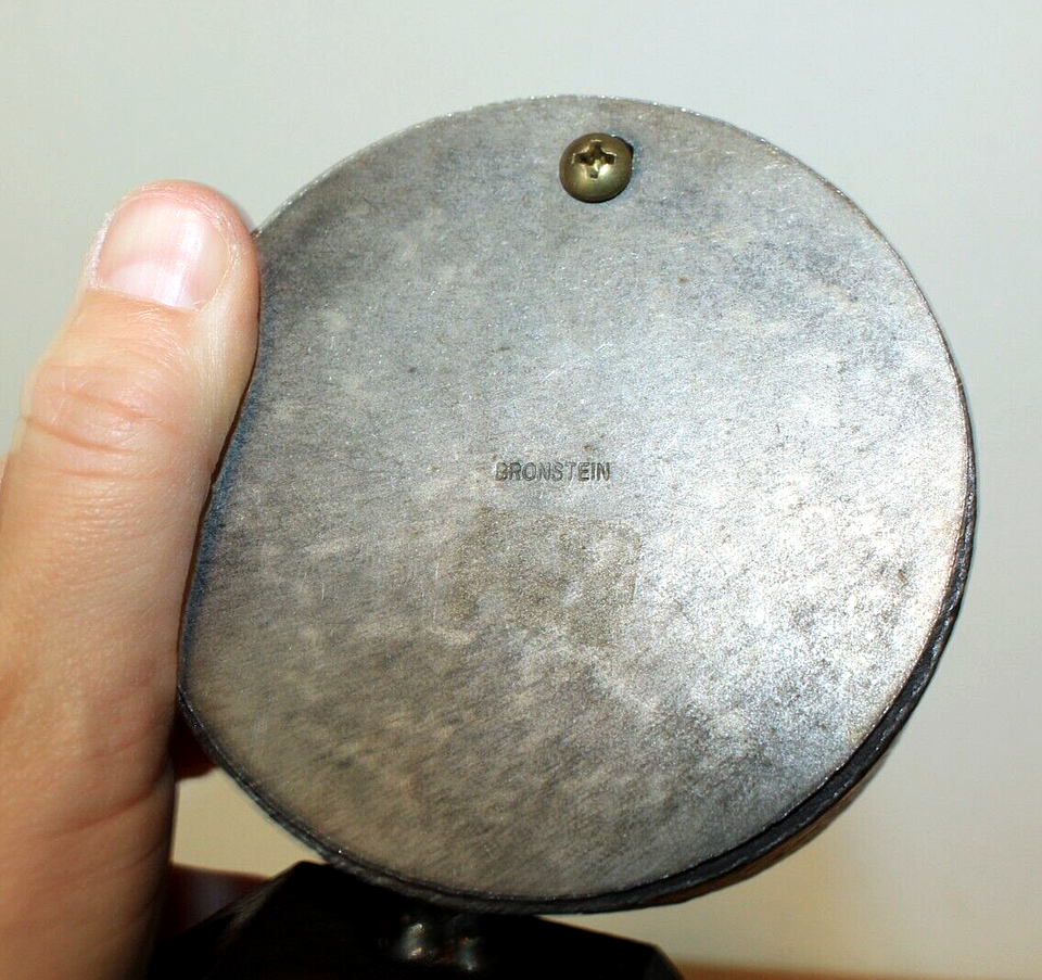 Steven Bronstein Iron & Copper Desk Clock, Industrial, Steampunk, Table ...