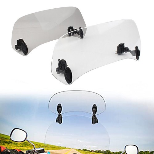 Adjustable Clip On Windshield Extension Spoiler Wind Deflector ...