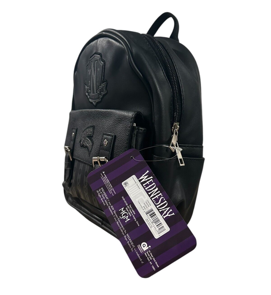 Wednesday Addams Mini Backpack Black | eBay