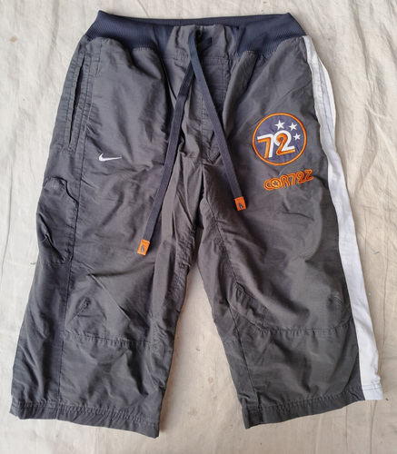 Vintage Nike COR72Z Shorts Mens Medium Dark Grey Embroidered Logo ...