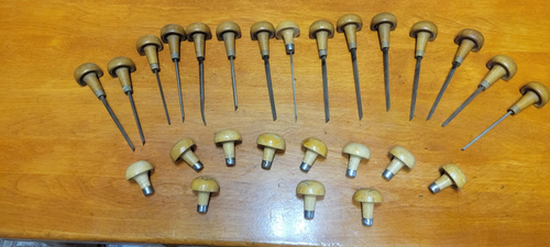 FL GROBET SWISS & MJL ENGRAVING CHISELS WITH 11 EXTRA KNOBS | eBay