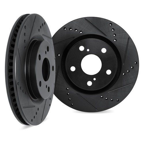 For Dodge Charger 14-23 DFC Premium Drilled & Slotted Front Brake Rotor ...