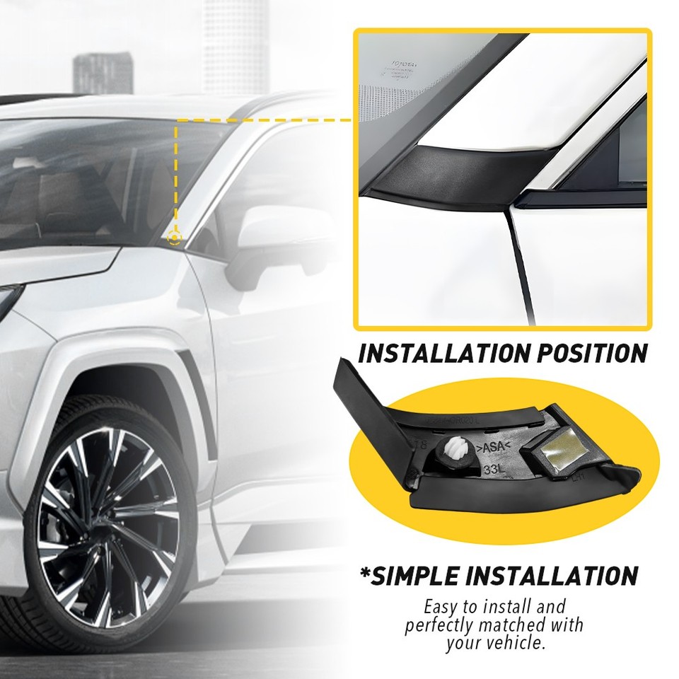 Left A-pillar Trim Panel Cover For 2019-23 Toyota RAV4 60118-0R070 ...