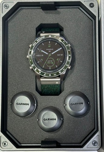 Garmin MARQ Golfer Gen 2 AMOLED Titanium Smartwatch GPS Golf Ceramic ...
