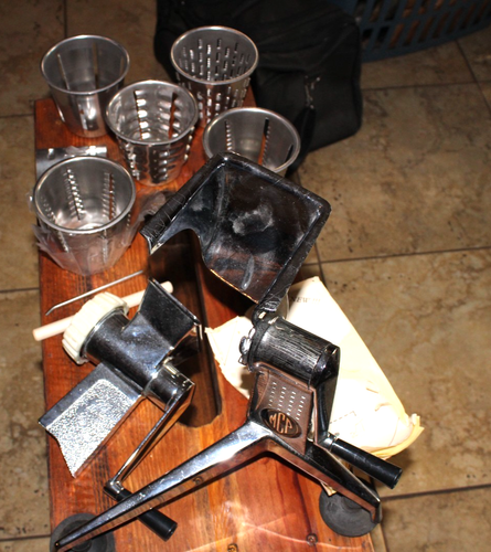 Vintage Jet-O-Matic Food Processor Stand w/5 Cones Stainless Steel ...