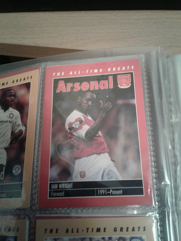 1997 Carlton Books Supporters Pack 20 Card All Time Greats Set Arsenal ...