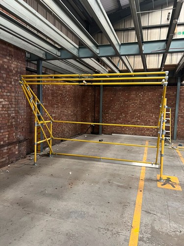 Mezzanine Floor 28m x 5m 3.3m Hight 5m x 4m Grids Mezz Purlins RSJ ...