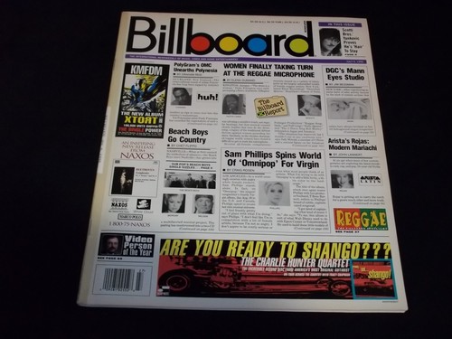 1996 JULY 6 BILLBOARD MAGAZINE - GREAT VINTAGE MUSIC ADS & CHARTS - J ...