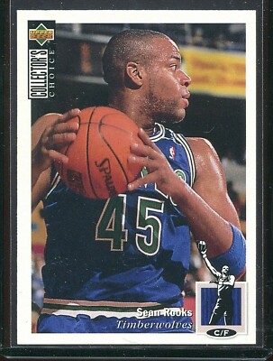 1994 Upper Deck Collectors Choice Sean Rooks #276 Timberwolves | eBay
