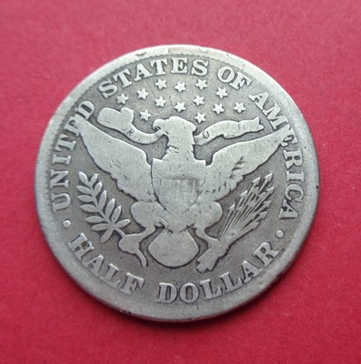 1898 FULL RIMS BARBER HALF DOLLAR - NICE | eBay