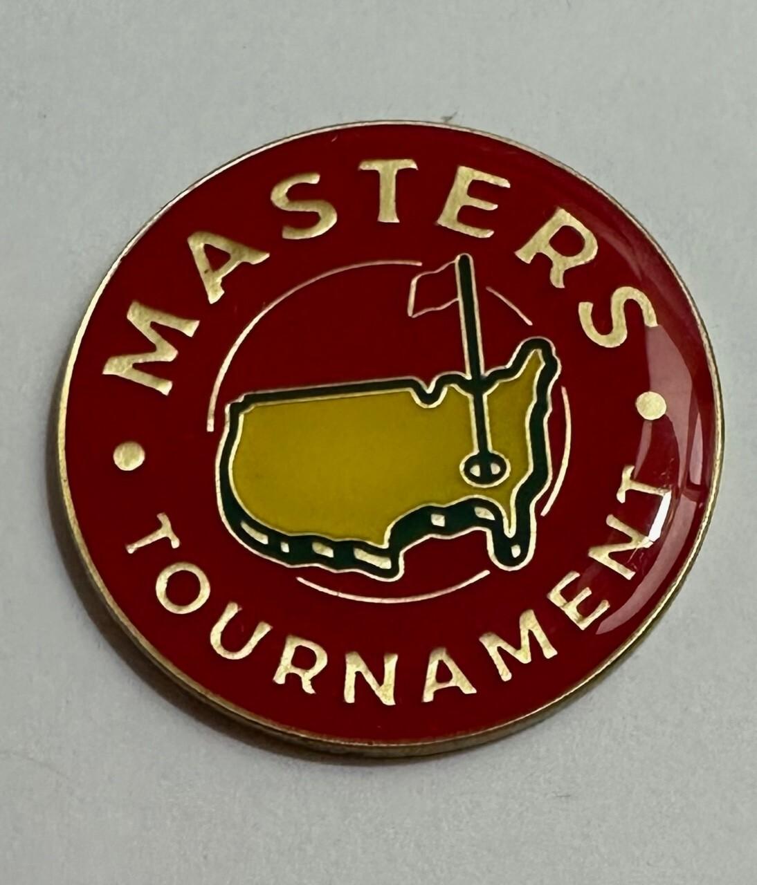 Masters Ball Marker...Masters Tournament...Red | eBay