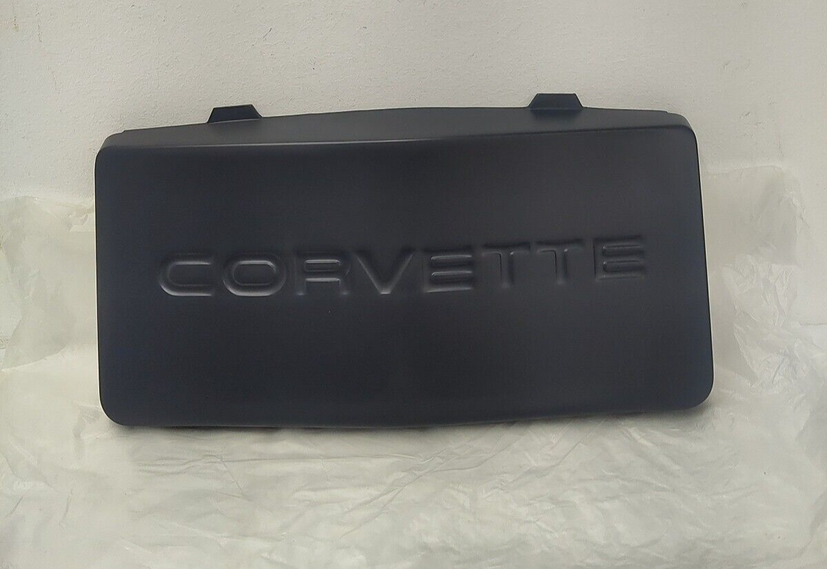1984-1990 (C4) Corvette Front Bumper License Plate Cover Insert Filler ...