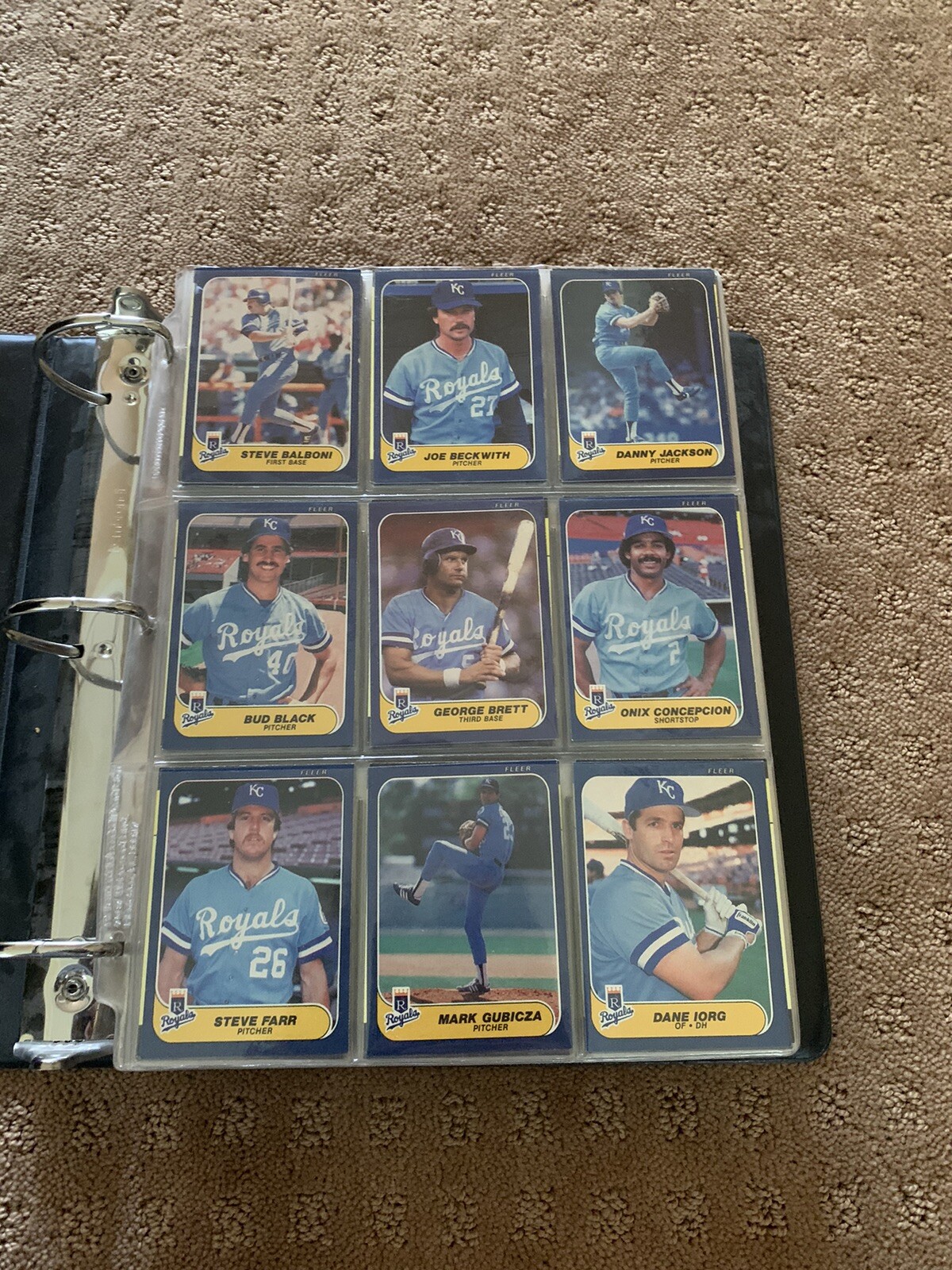 1986 fleer baseball complete set. (1-655). Comes With Binder | eBay