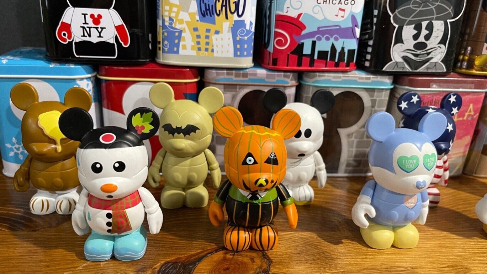 Disney Vinylmation 3" Holiday Series 1 Full Set of 11 w/Chaser ...